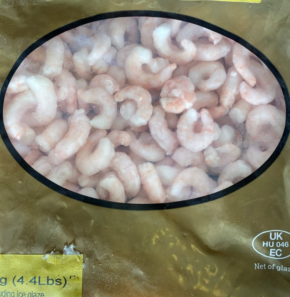 Large Cooked and Peeled Prawns 2kg - Hodgson Fish